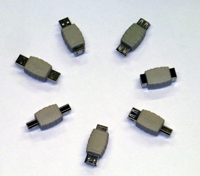 USB Adapter Type A Male to A Male