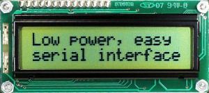 2 Line Serial LCD