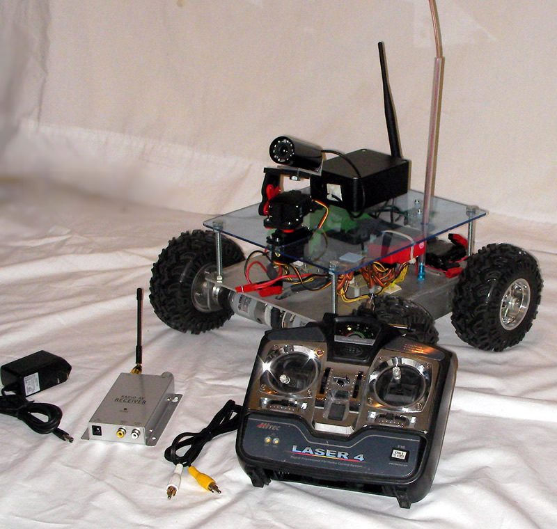 Assembled RC Mini ATR with camera system