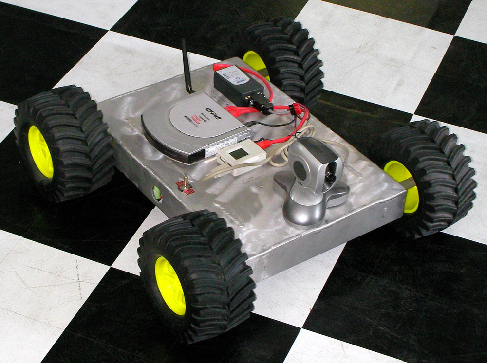 Assembled WiFi Robot with Pan and Tilt IP Camera