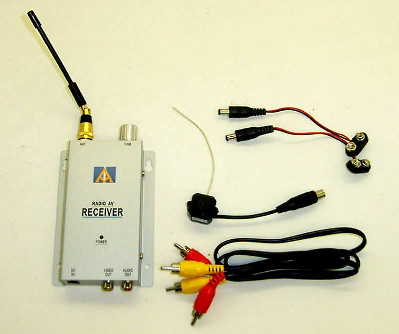 1.2GHz Wireless Pinhole Camera with Audio