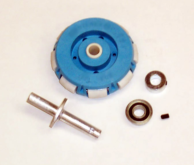 Omni-Wheel and Shaft Set - Double Row