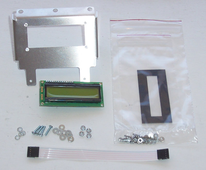 Trekker 2 Line LCD Package with 3 Pin Ribbon Cable