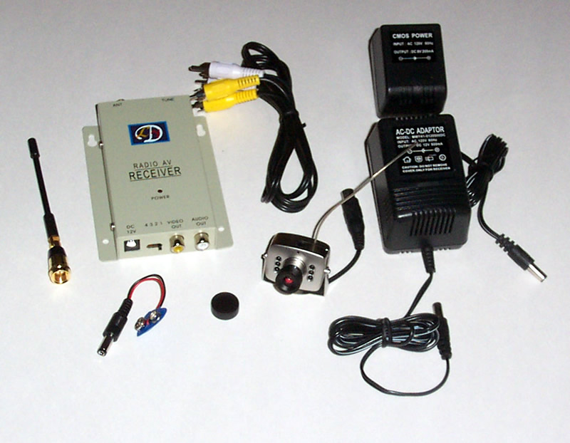 Multi-Channel 1.2GHz Wireless Camera with Audio