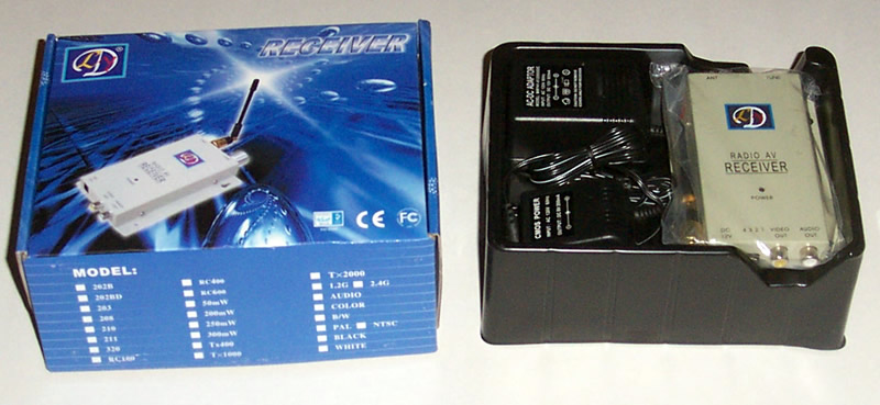 Multi-Channel 1.2GHz Wireless Camera with Audio