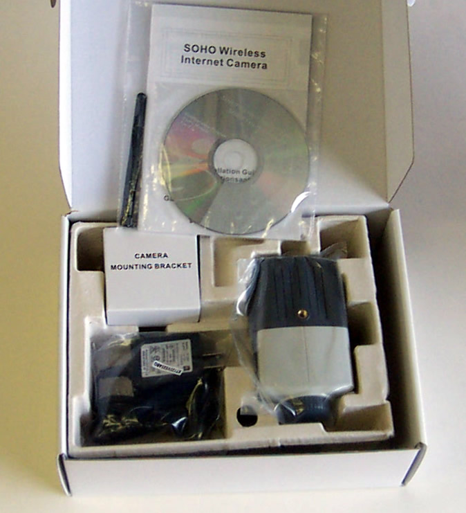 WiFi and Wired LAN Internet TCP/IP Color Camera