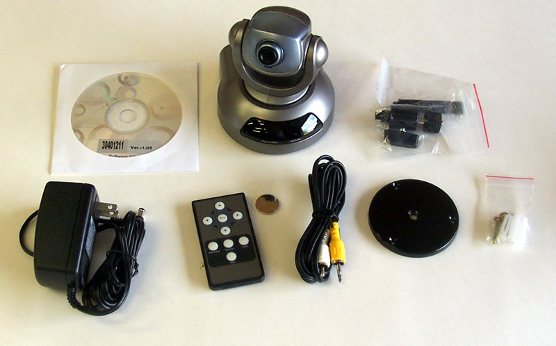TCP/IP Pan-n-Tilt Camera with Audio