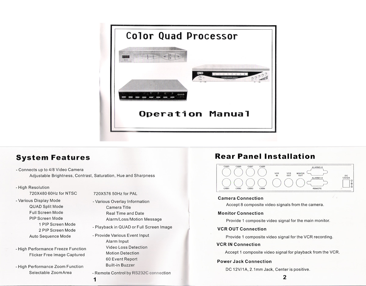 Digital Color Quad Processor