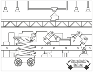 Fun Robot Coloring Pages | SuperDroid Robots | Inspection Robots ...